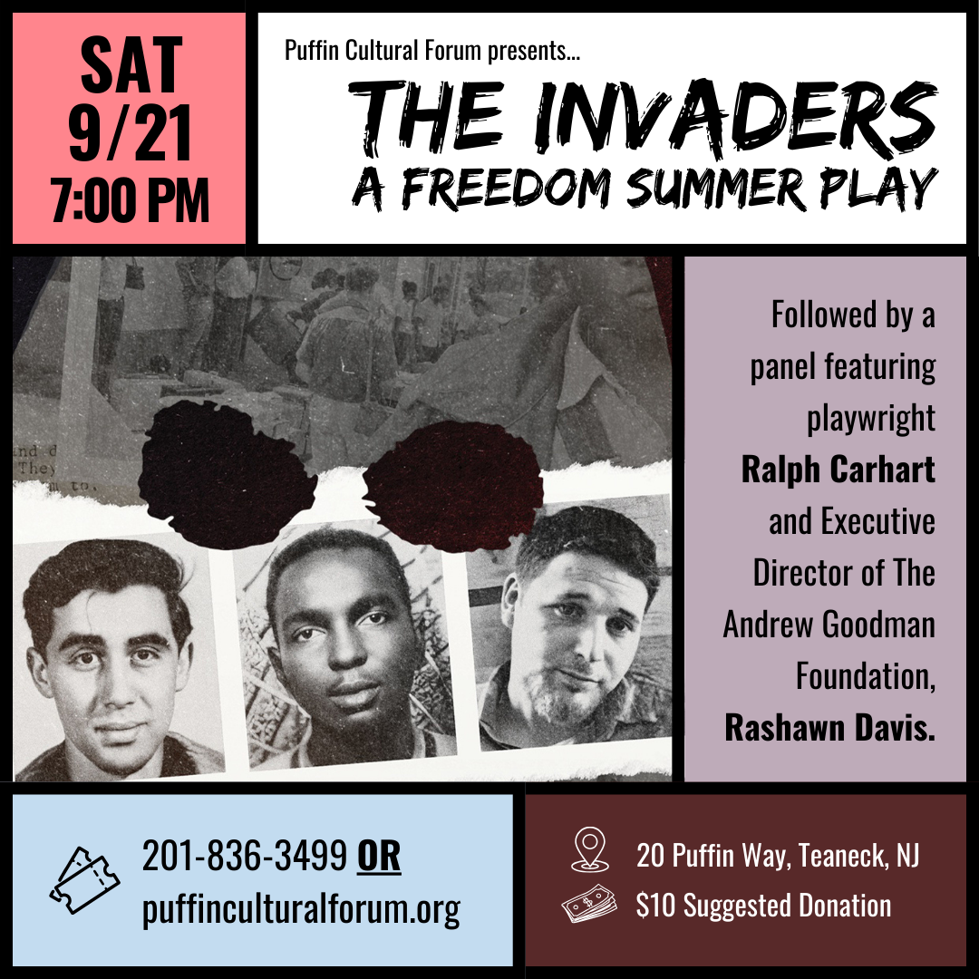 The Invaders, A Freedom Summer Play - The Puffin Cultural Forum